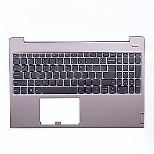 5CB0S18660 AP2GC000510 New Palmrest Upper Case w/US No Backlit Keyboard for Lenovo Ideapad S340-15IWL 81N8 81QF S340-15API 81NC 81QG S340-15IIL 81VW 81WL 81WW S340-15IML 81NA 81QL Laptop Gray