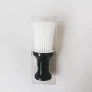SUPVOX Barber Brush Soft Hairdressing Hair Brush Neck Duster Hair Cutting Cleaning Brush Salon Tools (Black White)