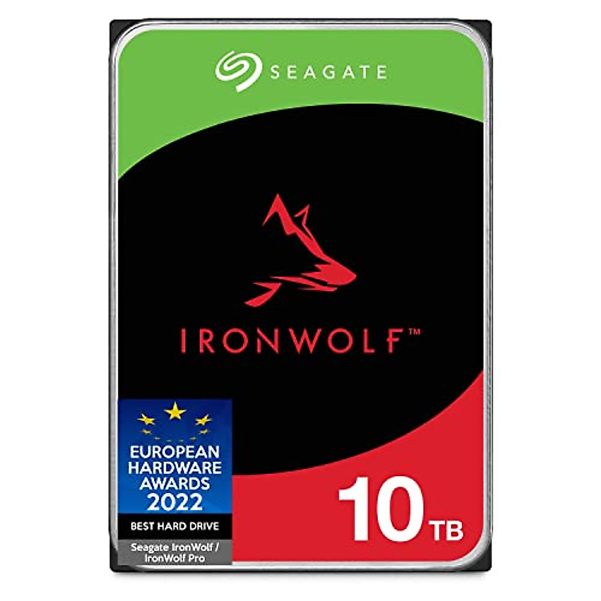 Seagate IronWolf 10TB NAS Internal Hard Drive HDD – CMR 3.5 Inch SATA 6Gb/s 7200 RPM 256MB Cache for RAID Network Attached Storage (ST10000VNZ004)