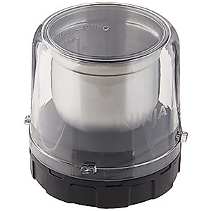 Ninja XSKGRINDER Foodi Coffee and Spice Grinder, Pulverize Through Tough Spices, 12-Tbsp. Capacity, Stainless Steel and Black