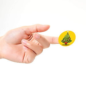 3PCS Christmas Stickers for Kids Snowman Stickers Christmas Stickers Christmas Circle Stickers Snowman Labels1.5 Round - 21 Designs,Winter Stickers for Christmas Wrapping