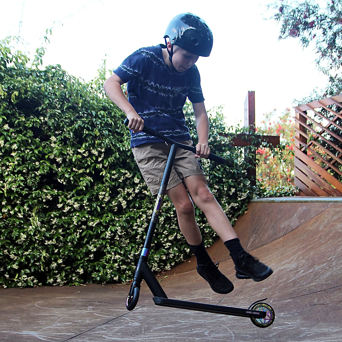 Sullivan Resolute Pro Scooter for Teens | Premium Quality Trick Scooter Lightweight Deck and Alloy Core Wheels with ABEC-7 Bearings | Freestyle BMX Stunt Scooter for Adults (Neo/Black)