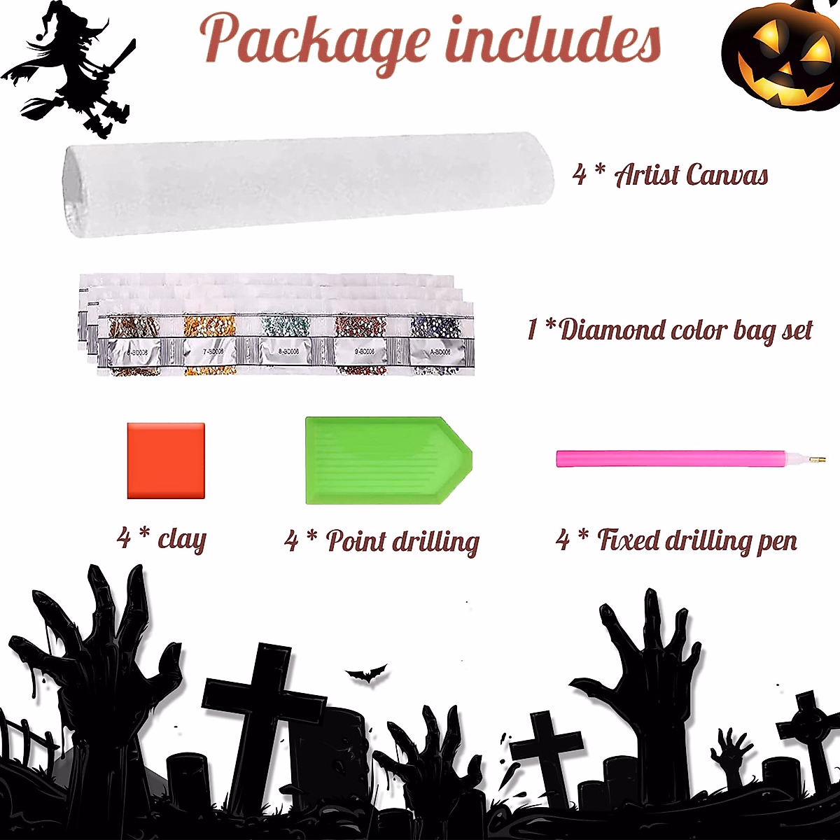 FLJZCZM Fall Pumpkin Diamond Painting Art Kits for Adult,Halloween Gnome DIY 5D Round Full Drill Crafts Diamond Gem Dotz Art Kit Gifts for Beginners Home Wall Decor Christmas Thanksgiving 12"x16"