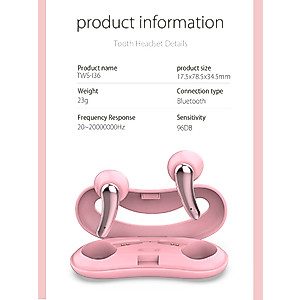 Aresrora Wireless Earbuds,TWS Bluetooth 5.1 in-Ear Headphones,TWS Wireless Earbuds with Type-c Charging Interface,Touch Control Earphones and Hi-Fi Stereo Sound Headset for iPhone and Android (Blue)