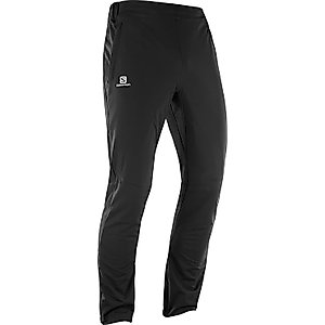 Salomon Men's Agile Warm Pant , Black, X-Large