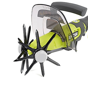 RYOBI ONE+ 18V Cordless Compact Battery Cultivator with 2.0 Ah Battery and Charger