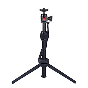Tripod Stand Compatible with Anker Nebula Capsule Series, Universal Mini Camera Tripod, Aluminum Alloy Portable Projector Stand for Capsule, Capsule Max, and Capsule II with Swivel Ball Head