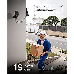 IHOXTX Security Cameras Wireless Outdoor, Flood Light Solar Cameras for Home Security, Home Camera with Color Night Vision, PIR Human Detection, 2-Way Talk, IP66 Waterproof, SD Card/Cloud Storage