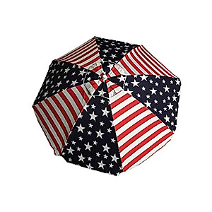 MOSKILA 6.5 feet Outdoor Patio Beach Umbrella with Tilt Air Vent Matching Carry Bag 100 UV Factor