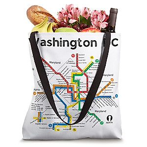 Subway System Washington DC Tote Bag