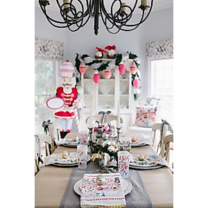 Catstudio Dish Towel, Christmas Nutcracker Kitchen Towel, Hand Towel with Original Artwork, Everyday Tea Towel or Washable Bar Towel, Christmas Decor