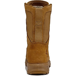 Belleville 510 MEF 8 Inch Ultralight Marine Corps Combat Boots for Men (EGA) - Certified USMC Coyote Brown Leather with High Traction Vibram Outsole, Berry Compliant, Coyote - 9 W