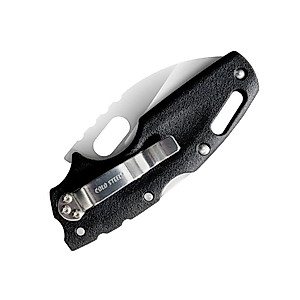 Cold Steel Tuff Lite 2.5" AUS8A Sheepsfoot Razor-Sharp Serrated Blade 3.5" Griv-Ex Handle Everyday Carry Pocket Folding Knife w/Tri-Ad Lock