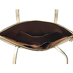 Coach Signature Zip Tote Shoulder Handbag (IM/Light Khaki Chalk)