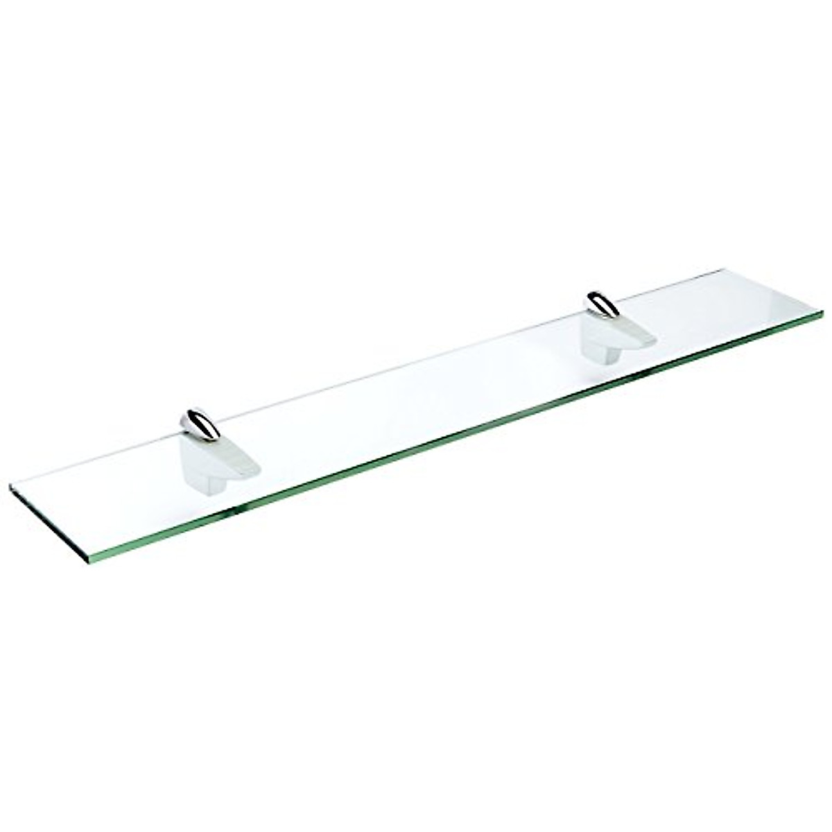 Spancraft Glass Falcon Glass Shelf, Chrome, 8 x 24