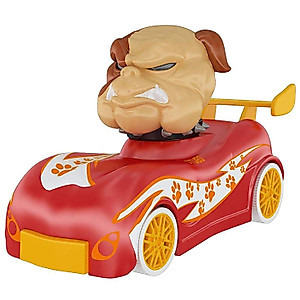 Knuckle Headz Head Poppin' Quick Shot Pull Back Crash Derby Race Car - Stubbs The Bulldog