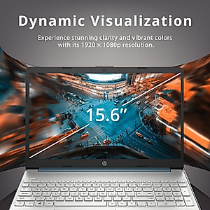 HP 15.6" FHD Laptop, AMD Ryzen 5-5500U Processor, AMD Radeon Graphics, 16GB RAM, 512GB PCIe SSD, HD Webcam, Bluetooth, Wi-fi, Win 11, Blue, 32GB Hotface USB Card
