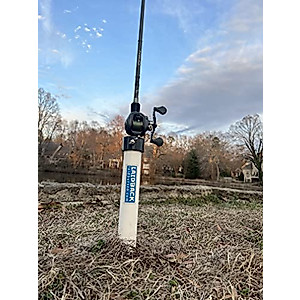 Laidback High Wind Beach Umbrella Anchor, Fishing Rod Holders, Flag Pole Holder, Sun Umbrella Holder, Ground Anchor, Umbrella Stands & Sand Spikes for Surf Fishing - Beach Gadgets and Beach Gifts