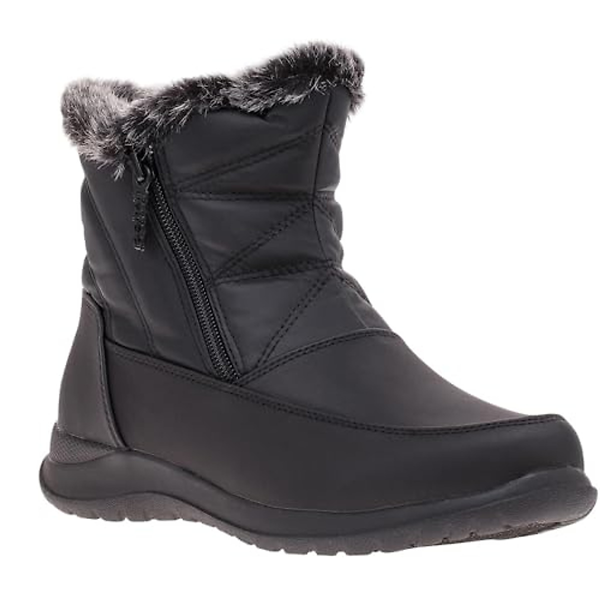 totes Dalia Womens Snow Boots, Black, 10 Wide