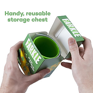 Brybelly Farkle: The Family Dice Game | Fun Dice Game for Game Nights | 1 Cup & Dice | 2-8 Player Game