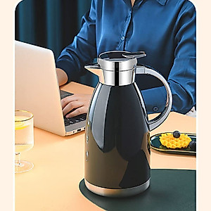 LHLLHL 2300ML Large Capacity Household Hot Water Thermos Drinkware Double Wall Stainless Steel Vacuum Flask Kettle