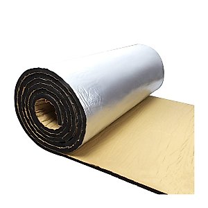 AUCELI Car Sound Deadening Mat, 197 mil (5mm) 5.4 sqft Automotive Foam Sound Deadener, Heat Insulation and Vibration Dampening Material, Noise Barrier Muffler for Vehicle Hood, Trunk, Door, Roof