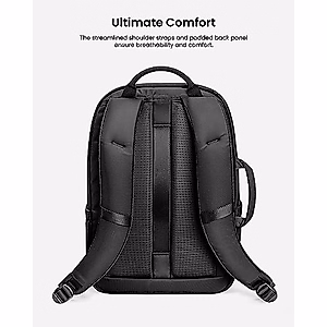 tomtoc 15.6 Inch Laptop Backpack, Minimalist Waterproof Casual Daypack Commute Computer Backpack, A Smart Look for The City and Office, Work, Study, or Weekend Excursions, 20L