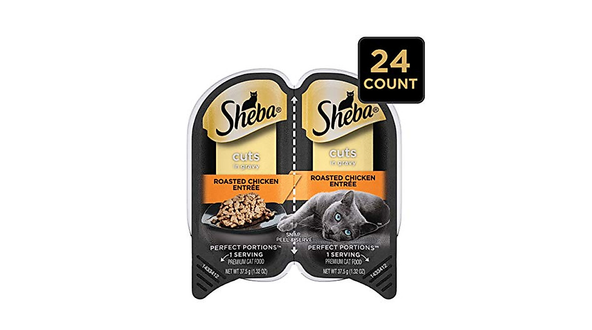SHEBA Perfect Portions Wet Cat Food - Roasted Chicken