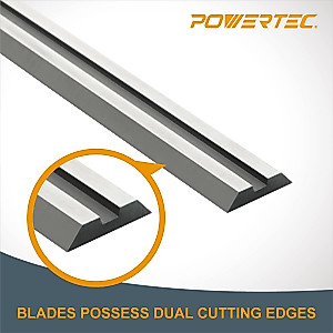 DuBois R128311 3-1/4" (82mm) Carbide Hand Held Planer Blades Replacement for Black&Decker, Bosch, Hitachi, Makita, Porter Cable, Ryobi, Stanley, Wen - Set of 2