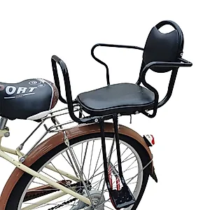 WORAMUK Kid's Bike seat Rear Child Carrier Bike Chair for Bicycle Kids seat for Children, Toddlers, and Kids Rear Mount Bike seat, Rear Frame Mounted Baby Bike Seats Kids Safety