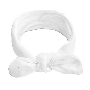 11 Pack Velvet Baby Girl Headbands with Hair Bows Knotted Headwraps 5" Bow Hair Bands for Babies Infant Newborn Kids