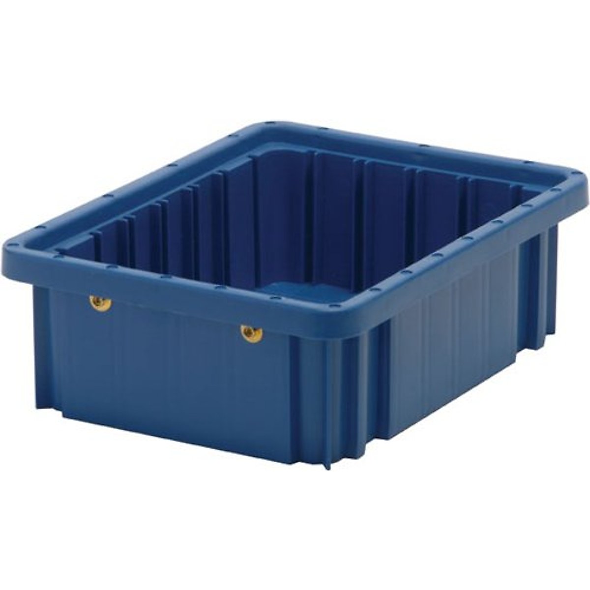 Quantum Storage Systems Quantum DG91035BL Dividable Grid Storage Container, 10-7/8" L x 8-1/4" W x 3-1/2" H, Blue (Pack of 20), 20 Count