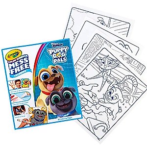 Crayola Color Wonder, Puppy Dog Pals Book, 18 Mess Free Coloring Pages, Gift for Kids, 3, 4, 5, 6