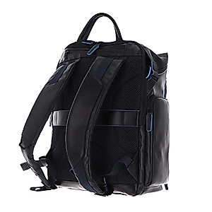 Piquadro Blue Square Revamp RFID Laptop Backpack Dark Blue, Blau_dunkelblau, One Size