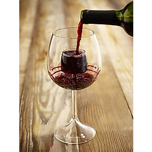 Sommelier Aerating Wine Glass (Set of 2) by Chevalier Collection – Patented Wine Glasses with Built In Aerator – Unique Gift for Wine Lovers