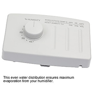 4655 Manual Digital Control Humidistat Will Close The Control Switch for Aprilaire Whole Home Humidifier, Manual Water Saver Furnace Humidifier, Large Capacity Whole House Humidifier