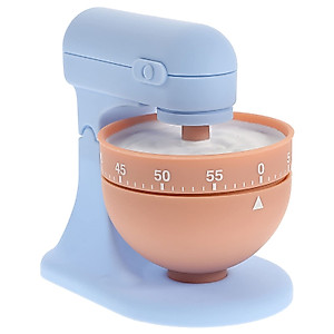 SHERCHPRY Kids Clock Hand Mixer Electric Household Time Reminder, Mechanical Timer, Boiling Egg Timer, Baking Time Reminder Handheld Mixer Kitchen Timer