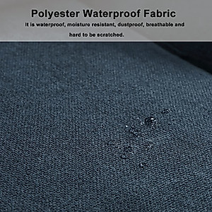 ARUGOU 56.7" W Loveseat Sofa, Love Seat Couch with USB Charge Port and 2 Pillows, Comfortable Thickness Cushion and Waterproof Fabric, Easy to Install 2 Seat Couches for Living Room, Bedroom (Blue)