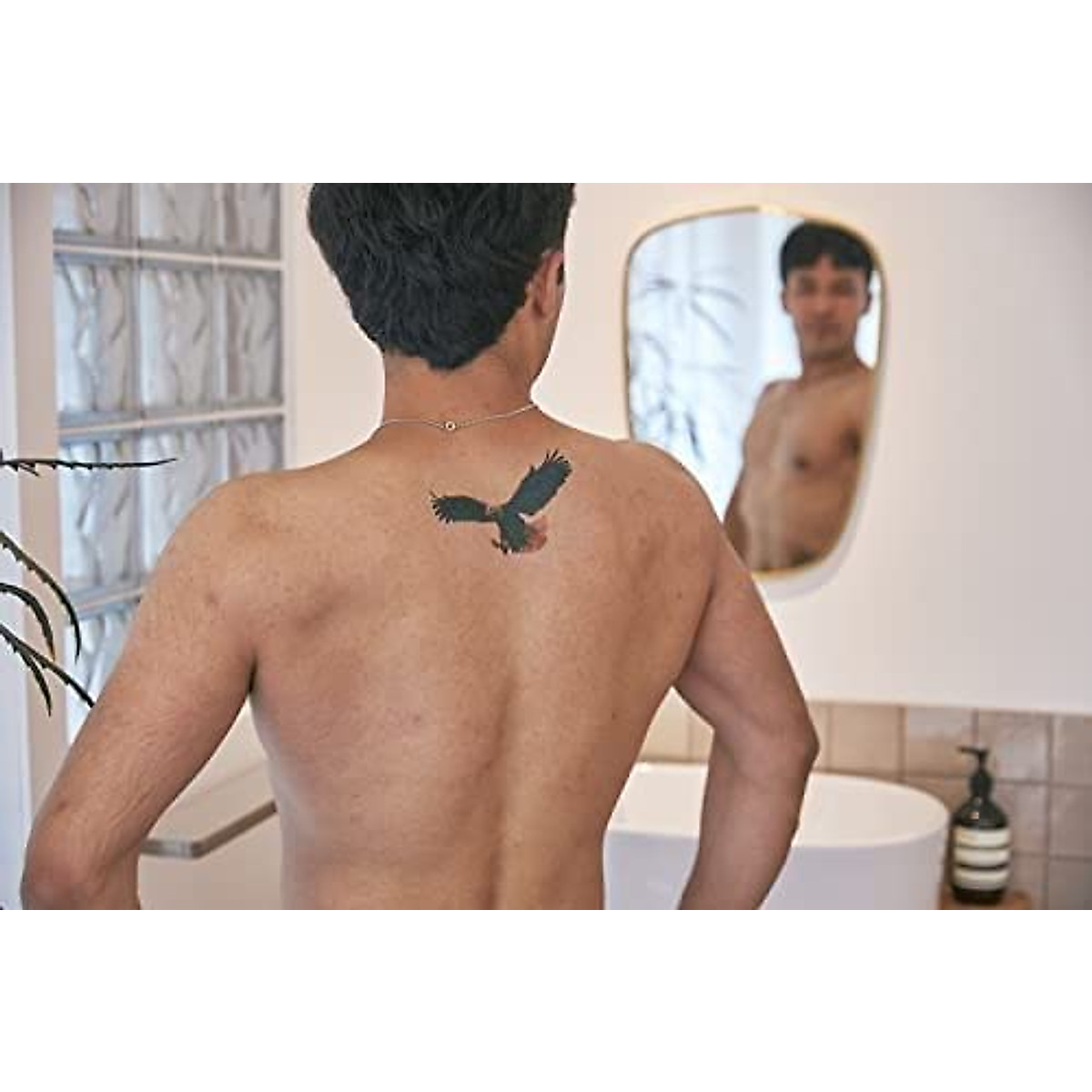 Sunnyscopa Printable Temporary Tattoo Paper for INKJET printer - US LETTER SIZE 8.5"X11", 10 SHEETS - DIY Personalized Image Transfer Sheet for skin - Custom Waterslide Decal Stencil Henna