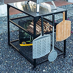 ooni Modular Table Medium Pizza Oven Accessories - Pizza Oven Table - Pizza Oven Stand Modular Table…