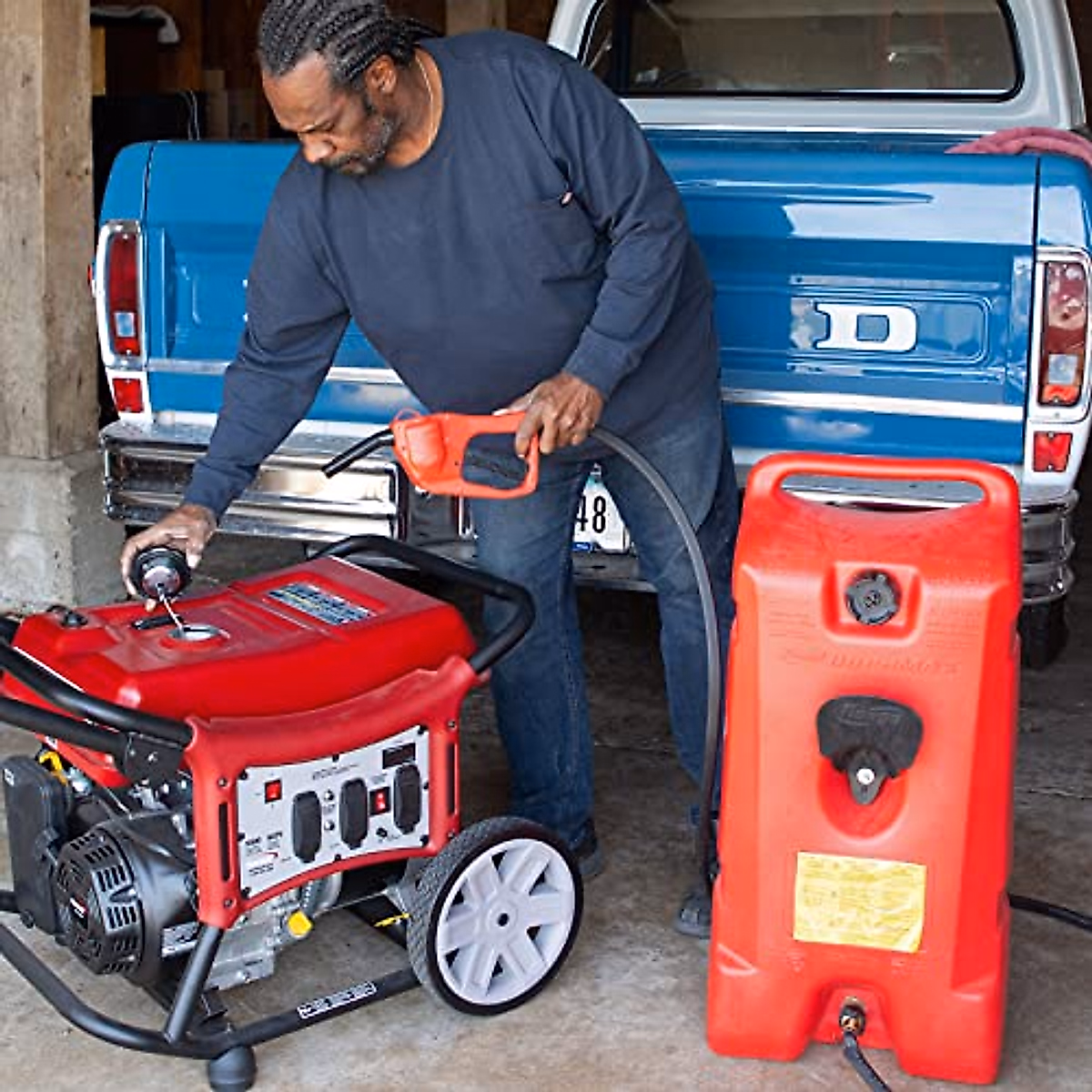Scepter FDMG141 14 Gallon Flo-N-Go Duramax Fuel Caddy, Red