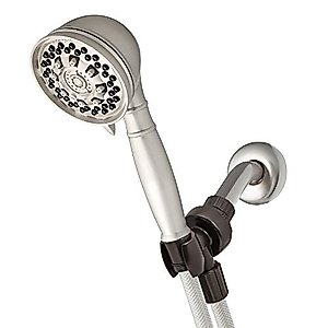 Water Pik XAT-649E 6-Setting Handheld Showerhead, Nickel - Quantity 1