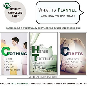 RTC Fabric 100% Cotton Solid Flannel, Lime Green Cut by The Yard