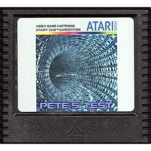 PETE'S TEST CART ATARI 5200