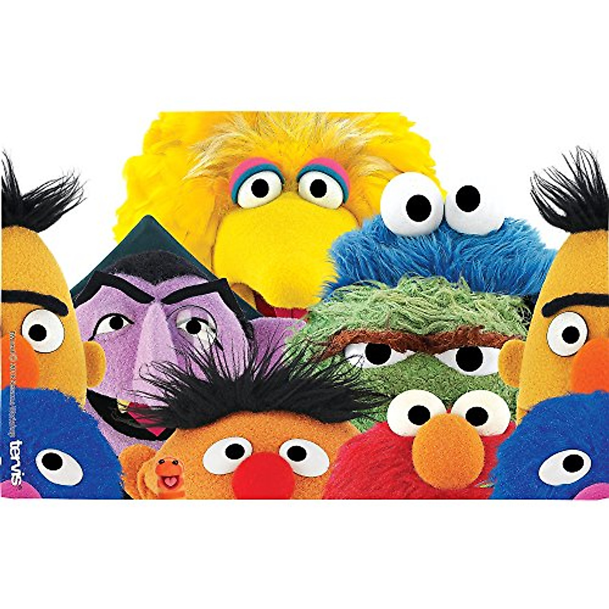 Tervis Sesame Street Made in USA Double Walled Insulated Tumbler Travel Cup Keeps Drinks Cold & Hot, 16oz, Classic