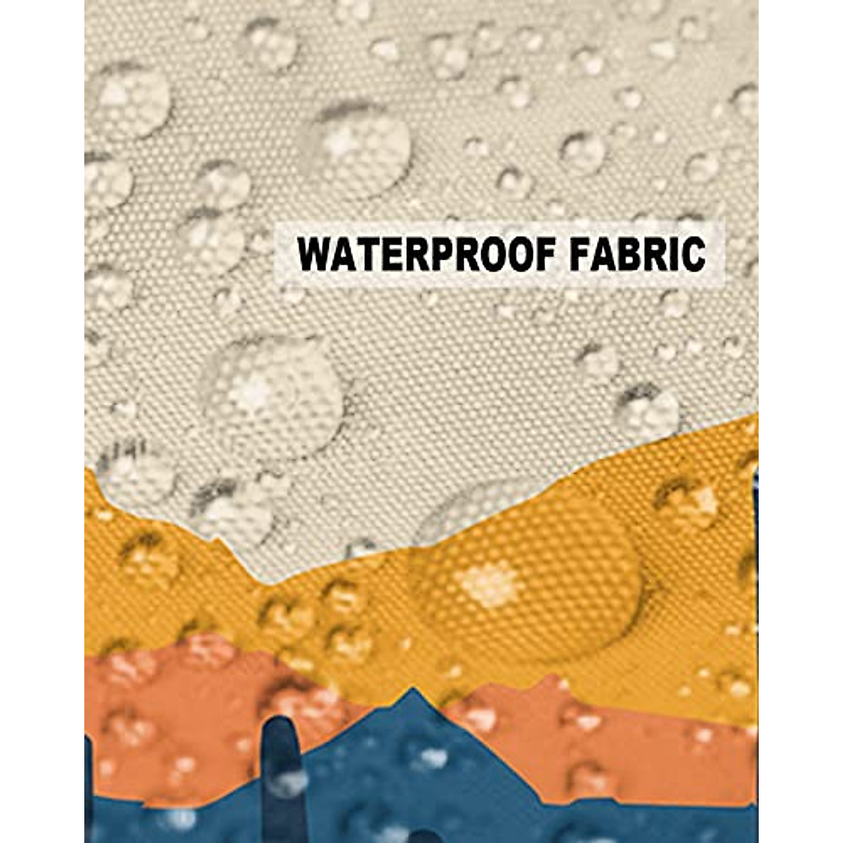 Outdoor Throw Pillow Cover Minimalist Desert Sun Mountain Waterproof Cushion Covers 2 Pack Natural Landscapes Pillow Cases Home Decoration for Patio Garden Couch Sofa