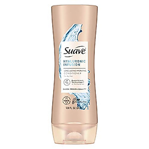 Suave Hydrating Conditioner Conditioner for Dry Hair Hyaluronic Acid Long Lasting Hydration 12.6 oz