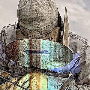 Western Welder Outfitting - Welding Shirt Western Style | Light Weight Tripled-Stitched Welding Shirts, Relaxed Fit (L, Gray/Green)