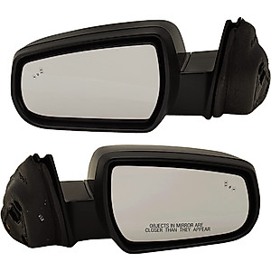 Kool Vue Driver & Passenger Side Power Heated Mirrors for Chevrolet Malibu 2014-2015 With Signal Light, Blind Spot Monitor & Memory; Without Puddle Lamp & Auto-Dimming Paintable