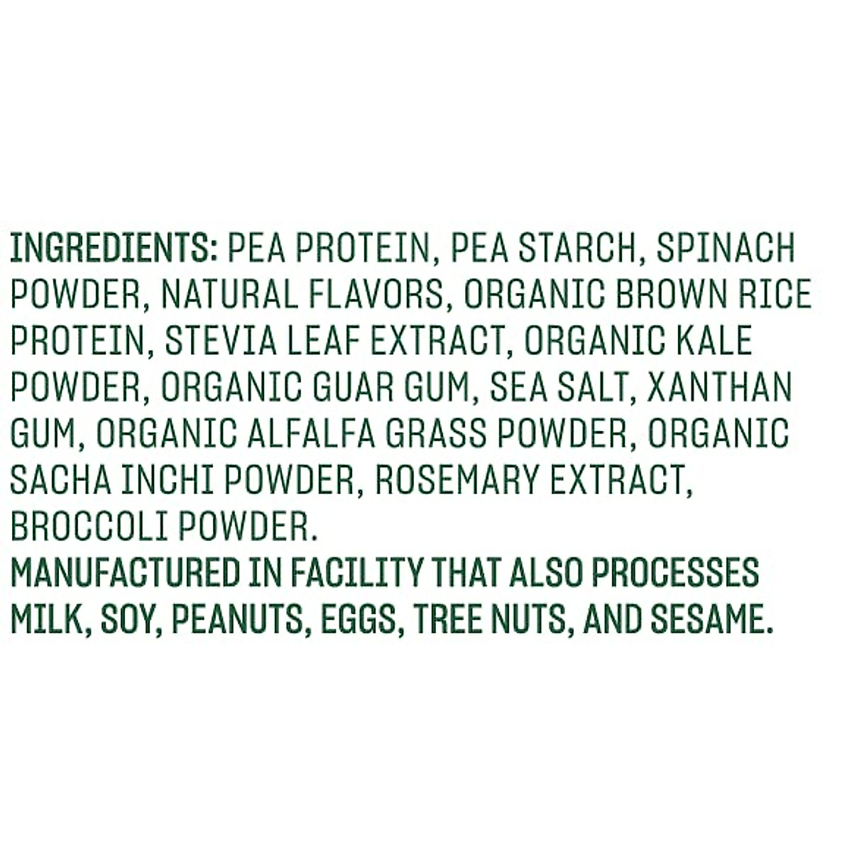 Vega Protein and Greens Vegan Protein Powder Vanilla (25 Servings) - 20g Plant Based Protein Plus Veggies, Vegan, Non GMO, Pea Protein for Women and Men, 1.7lb (Packaging May Vary)